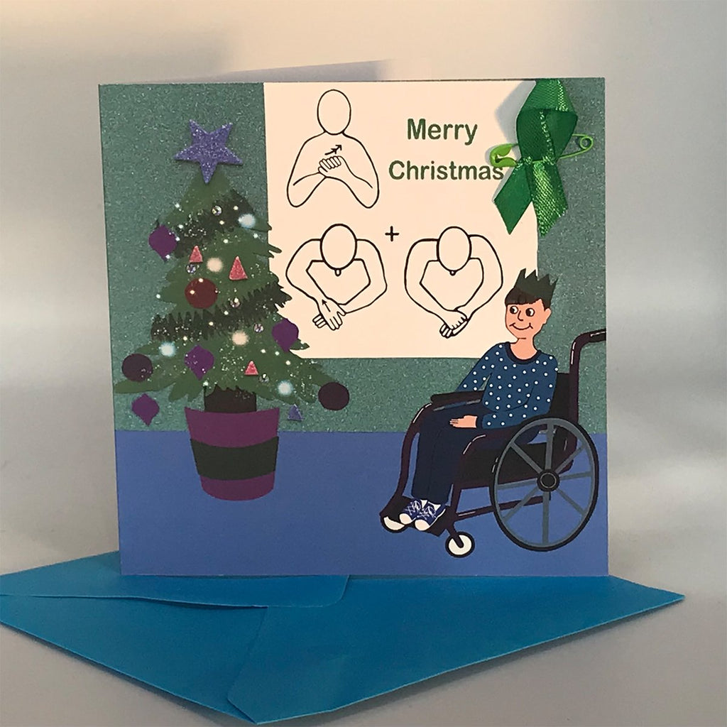 Wheelchair Merry Christmas Makaton – Itsabouttimecards